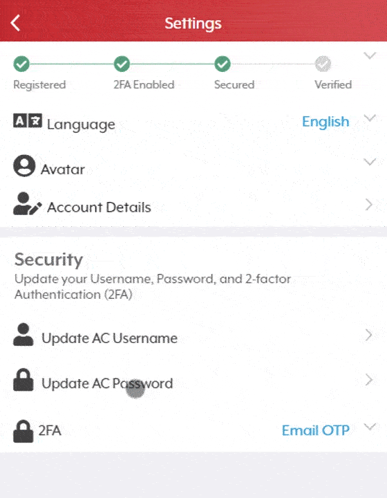 How to update AMS password? – Asianconnect English Help Center